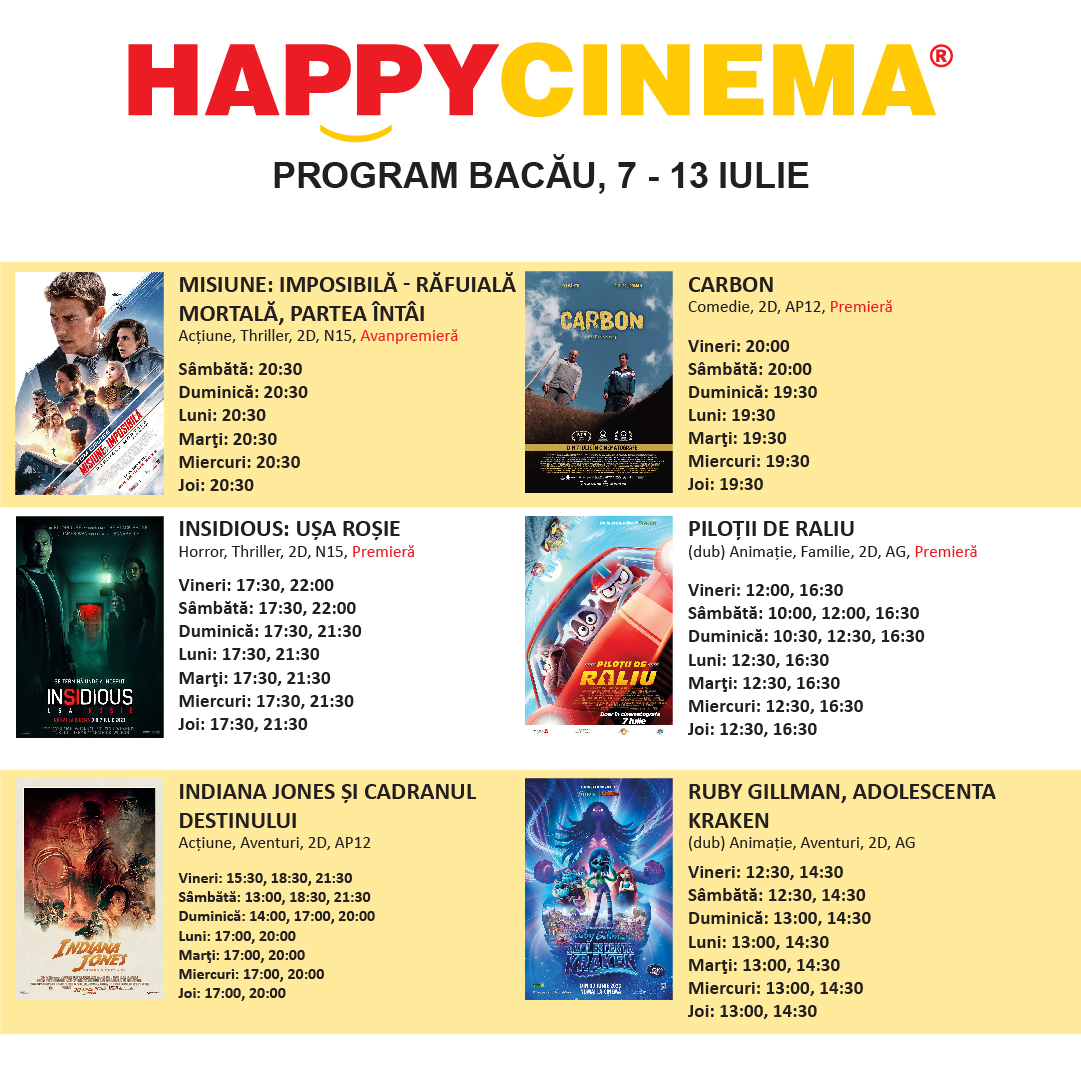 Program Happy Cinema - Hello Shopping Park